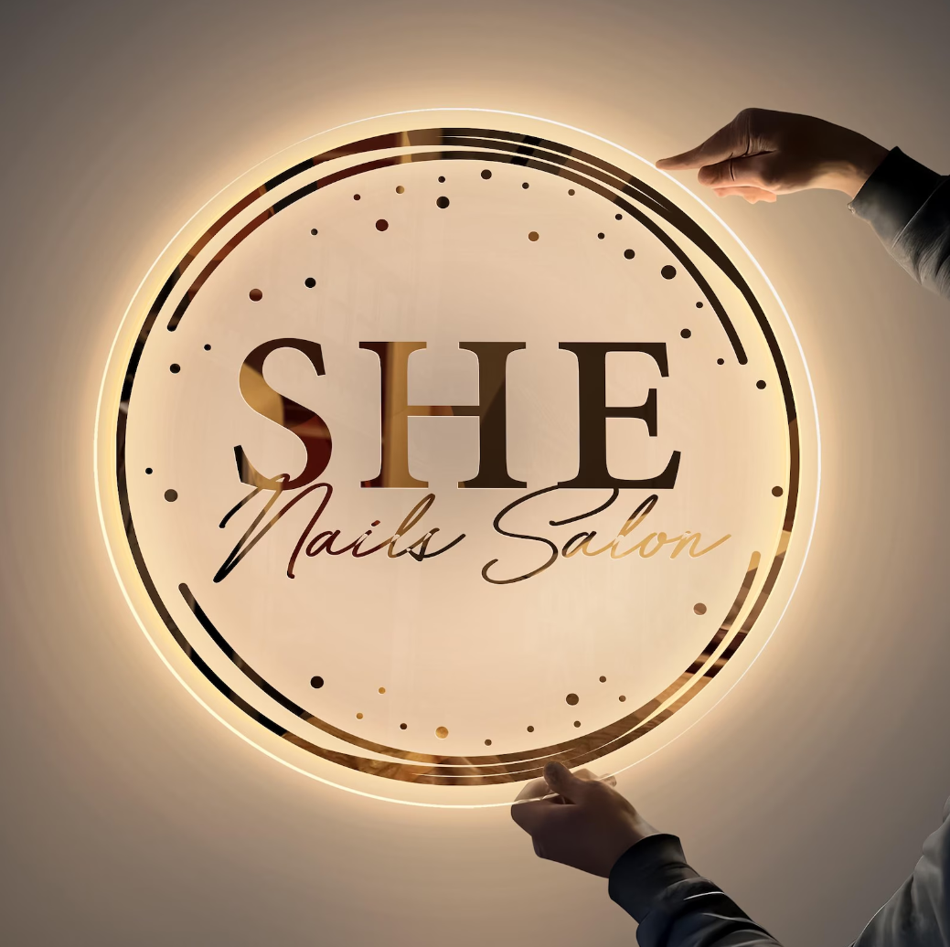 Custom Backlit Sign LED Neon Light | 3D Logo Signs Light 4logomaker