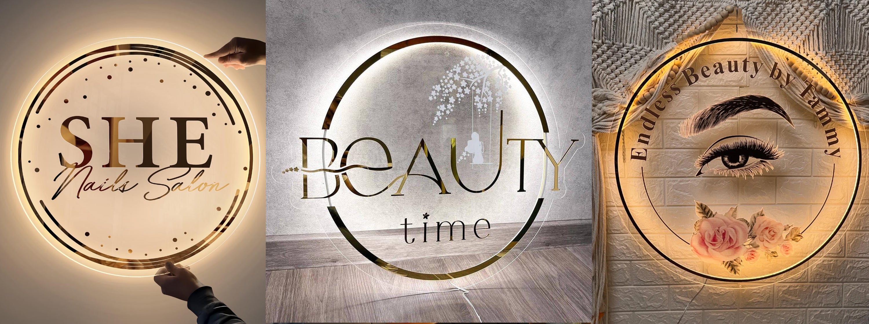 Custom Backlit Sign LED Neon Light | 3D Logo Signs Light 4logomaker